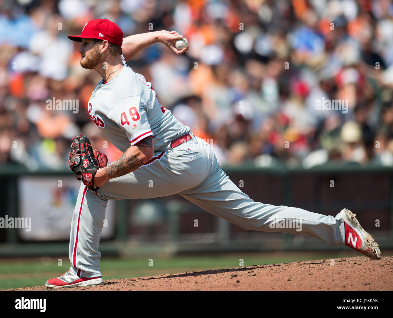 San Francisco, USA. 20th Aug, 2017. Philadelphia Phillies starting ...