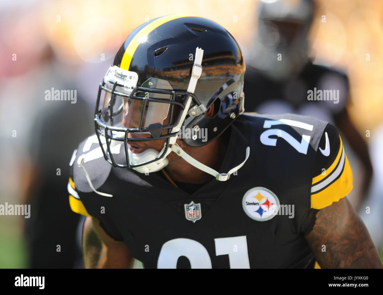 Pittsburgh, USA. 20th Aug, 2017. Robert Golden #21 during the Atlanta ...