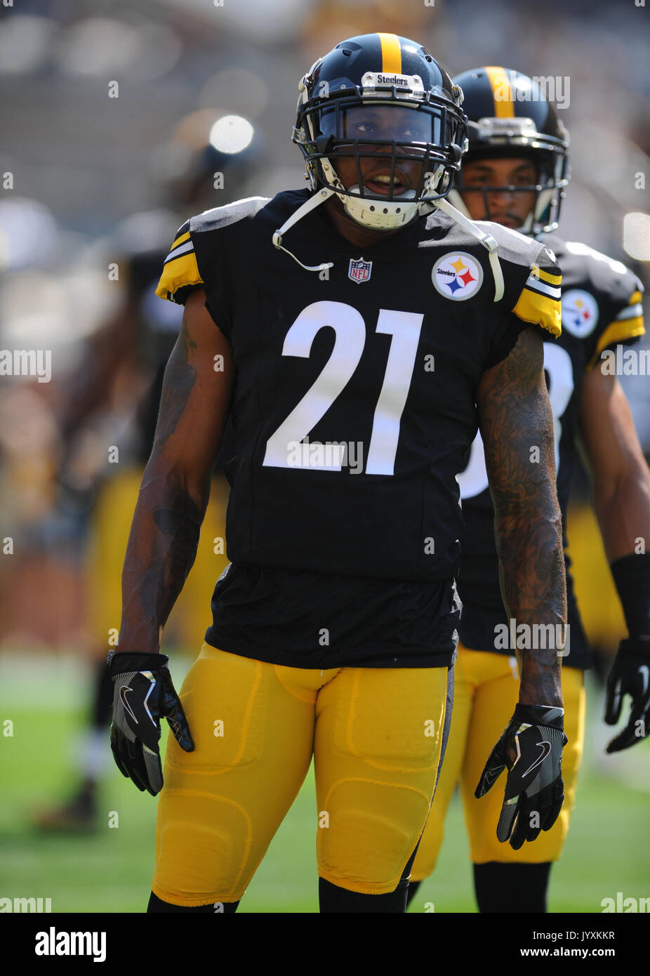 Pittsburgh, USA. 20th Aug, 2017. Robert Golden #21 during the Atlanta ...