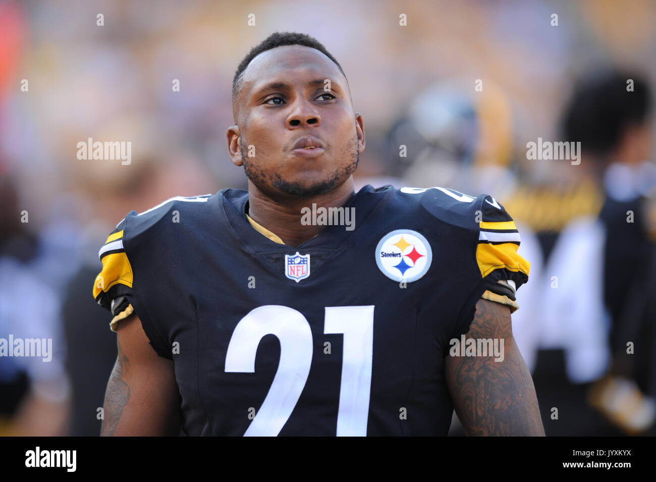 Pittsburgh, USA. 20th Aug, 2017. Robert Golden #21 during the Atlanta ...