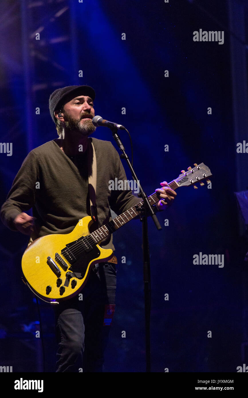 JAMES MERCER of THE SHINS plays on the main Mountain Stage. Day Three ...