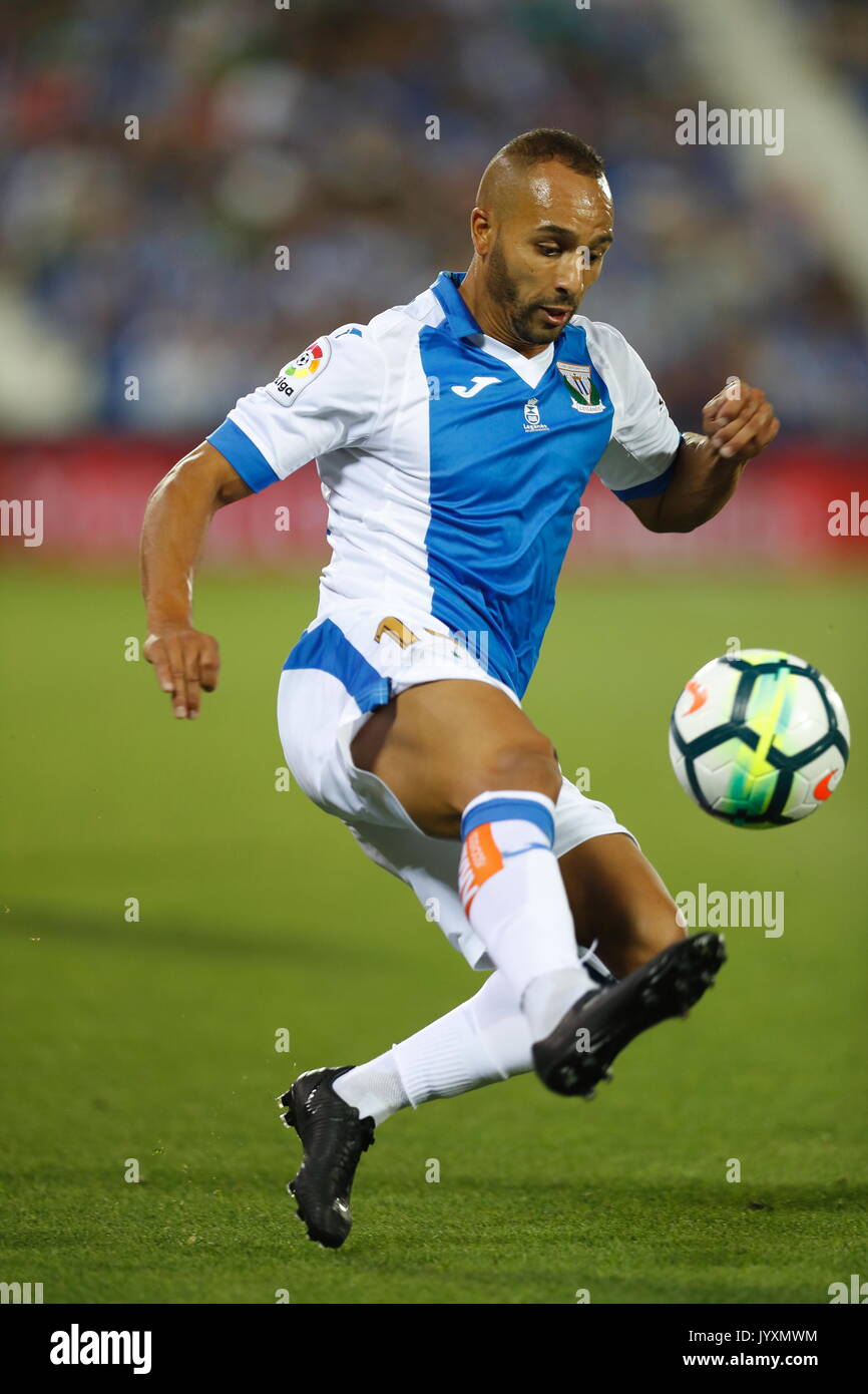 Leganes, Spain. 18th Aug, 2017. Nabil El Zhar (Leganes) Football/Soccer ...