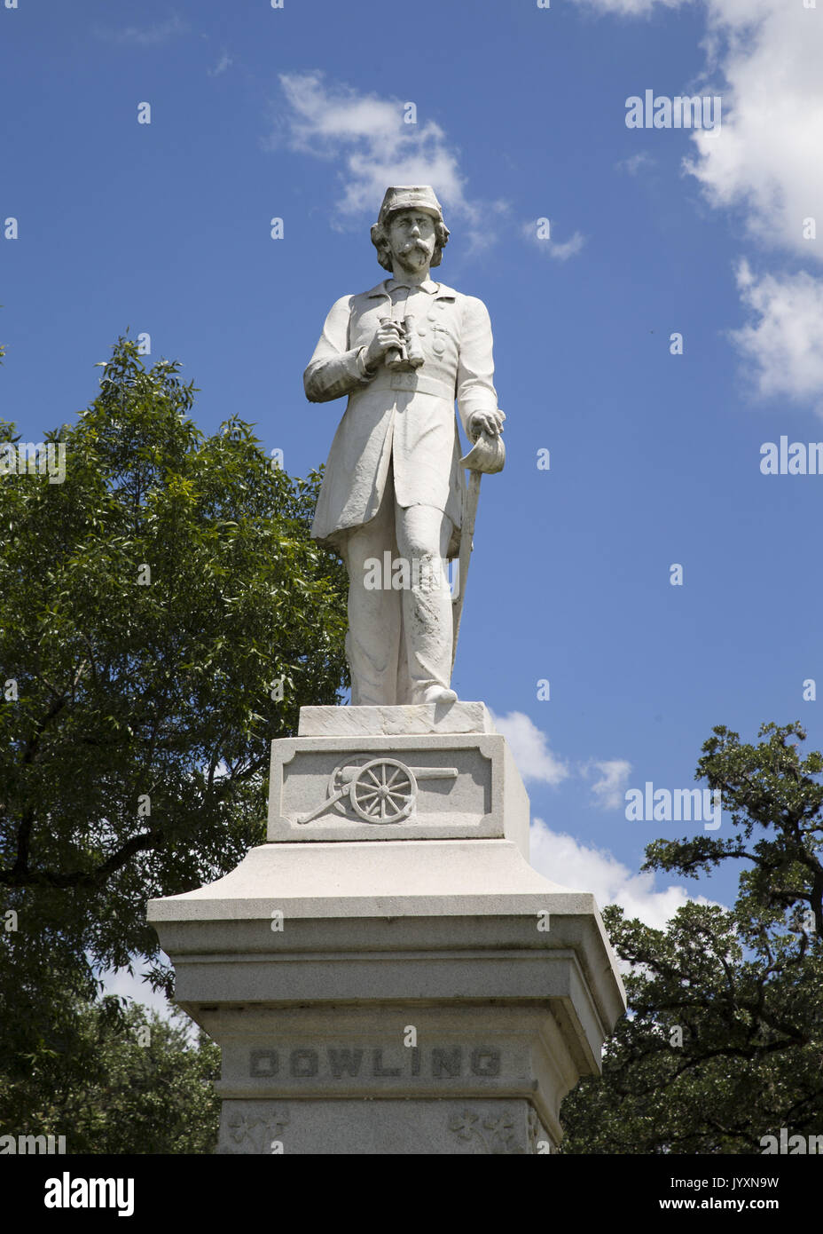 Houston, TX, USA. 20th Aug, 2017. A marble statue of Confederate ...