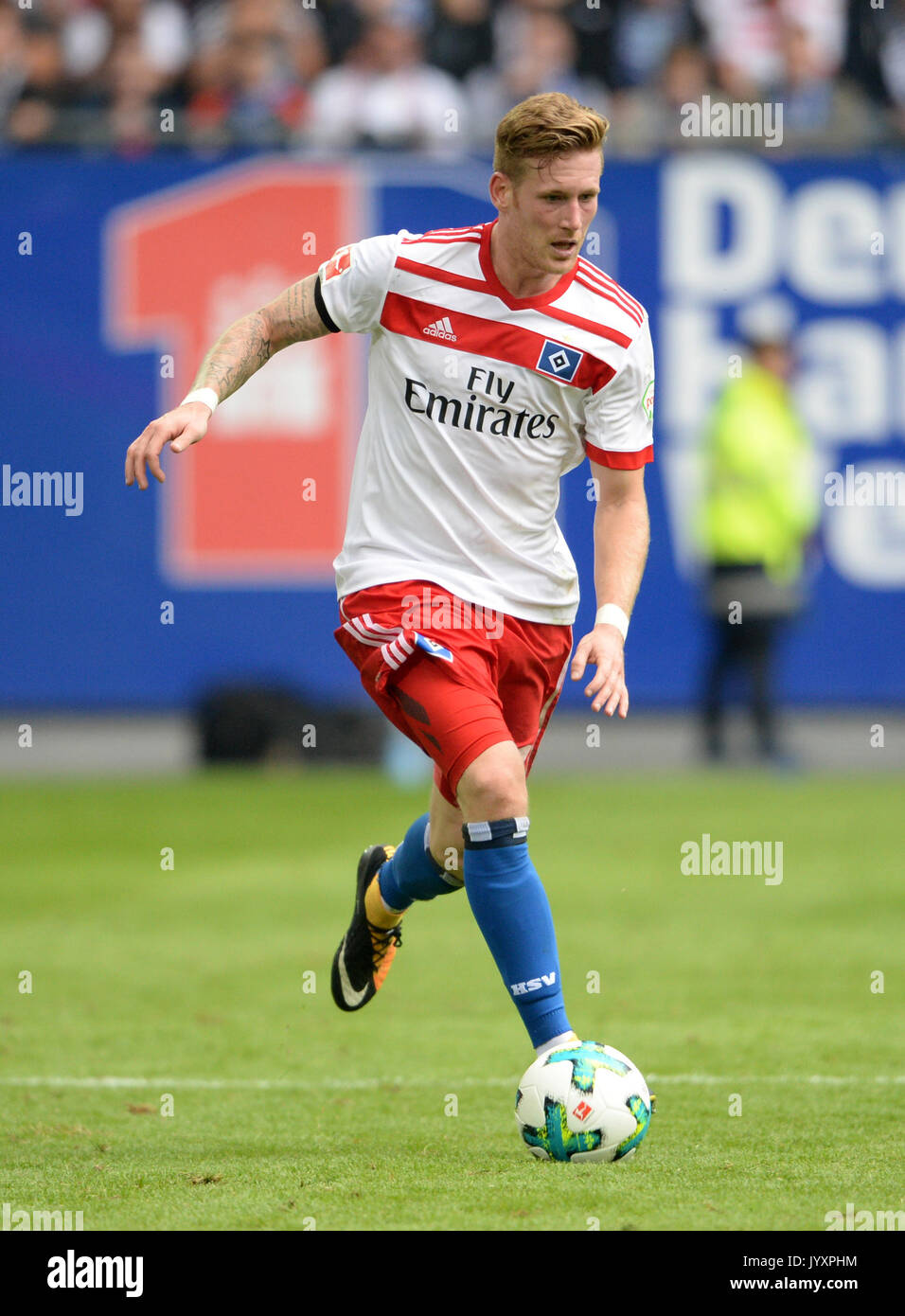 Andre HAHN (HH), Fussball 1. Bundesliga, 1. Spieltag, HSV Hamburg ...