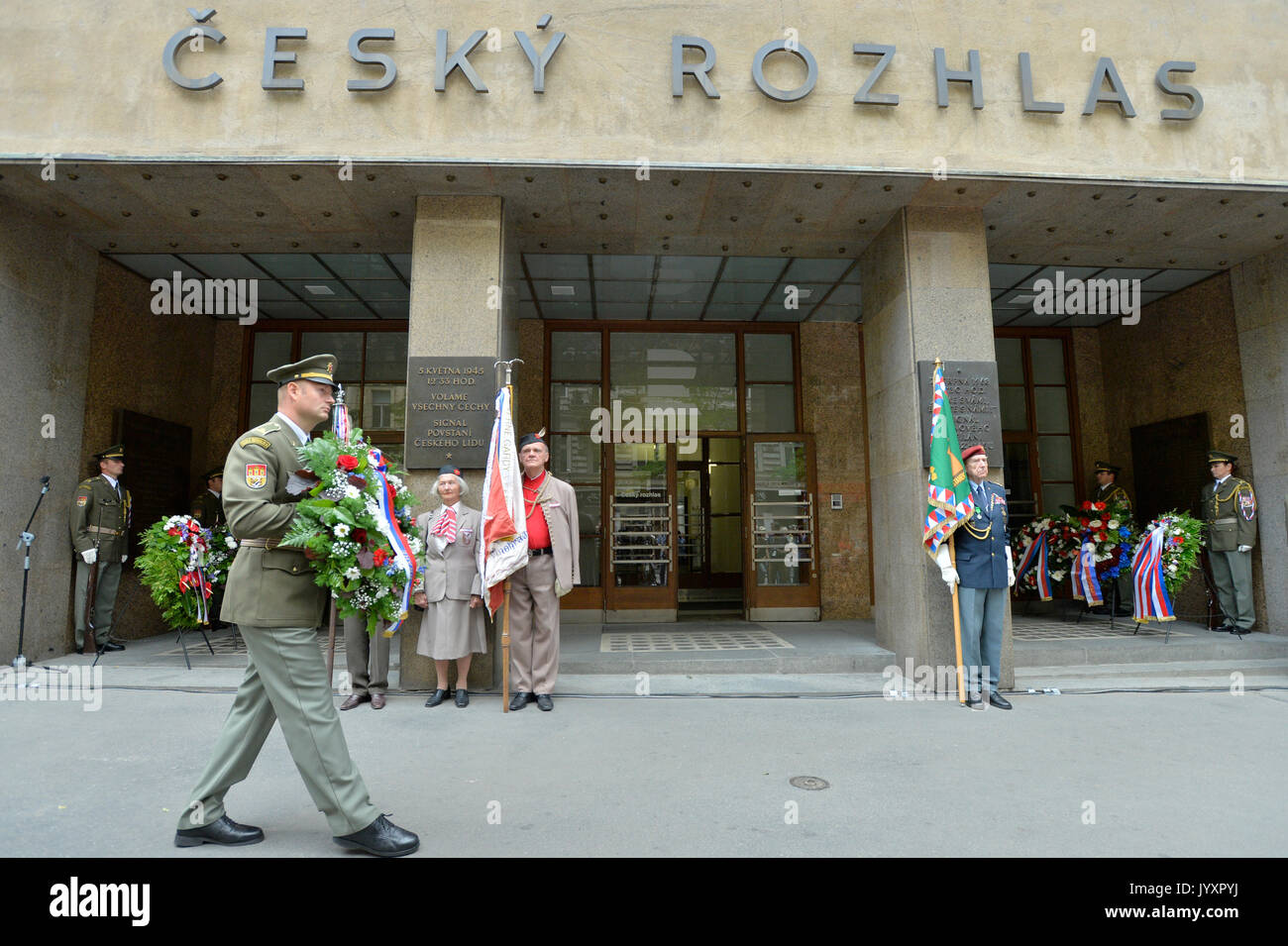 Prague, Czech Republic. 21st Aug, 2017. Commemorative meeting to mark ...