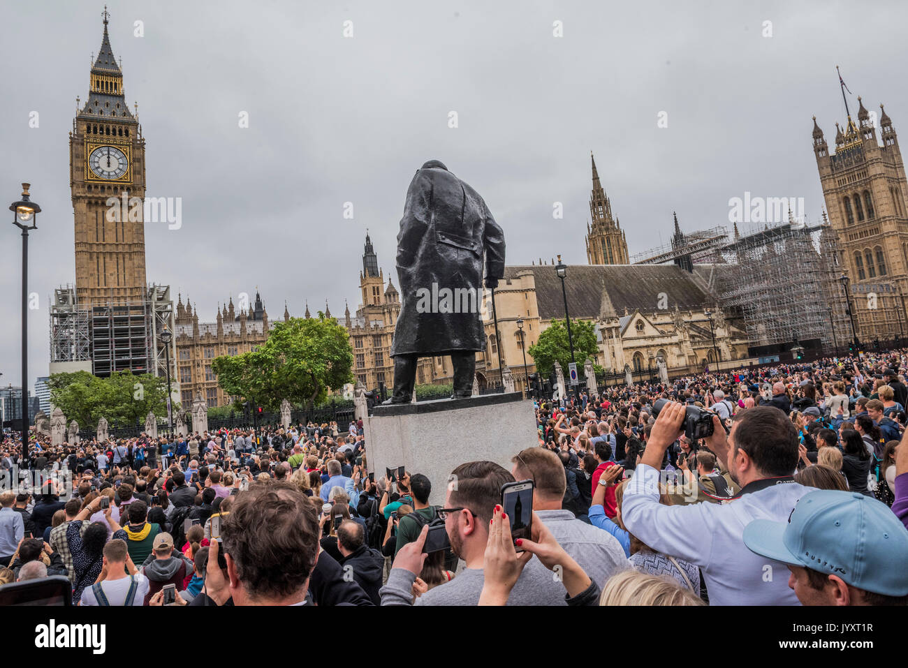 London, UK. 21st Aug, 2017. Big Ben Bongs its last for several years in ...