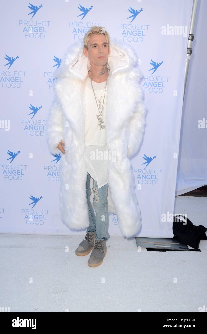 Aaron Carter at arrivals for Project Angelfood 2017 Angel Awards Gala ...