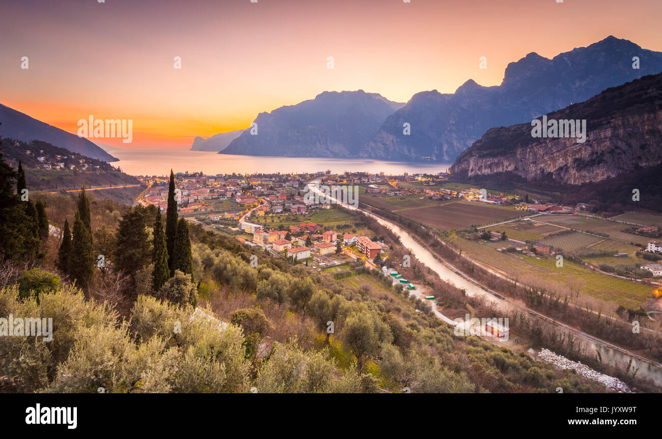Garda lake sarca river hi-res stock photography and images - Alamy