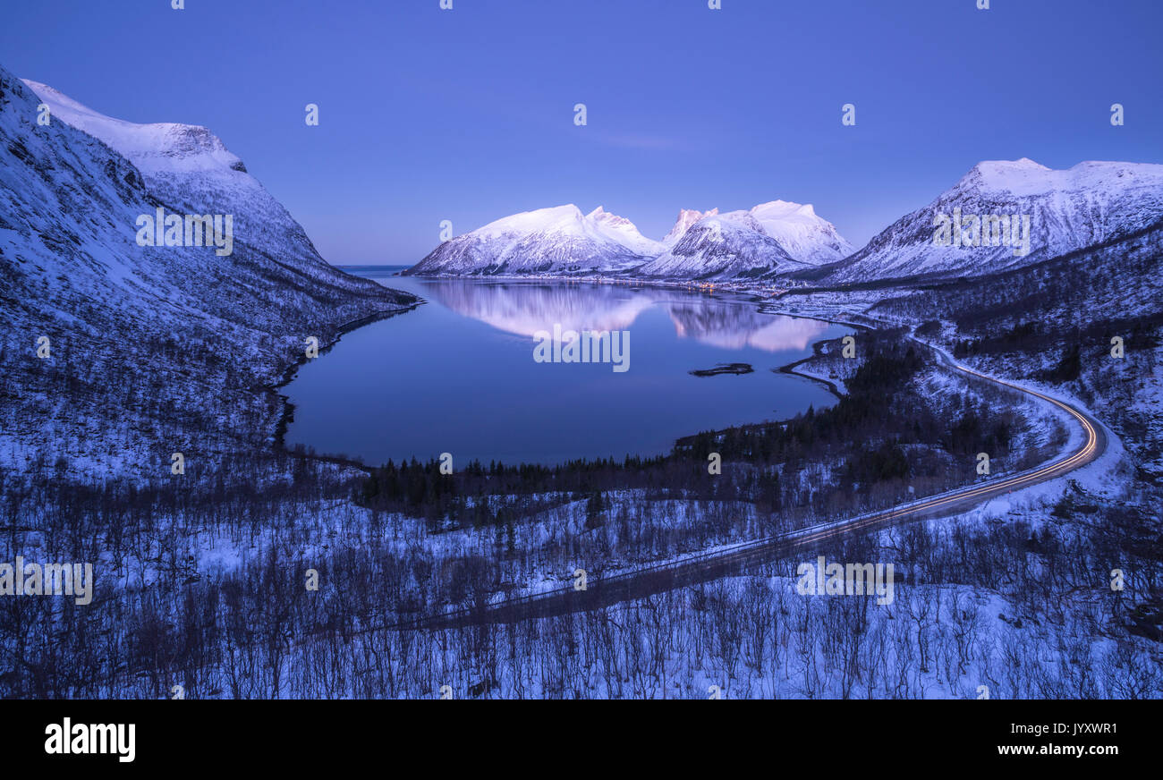 Bergsbotn, Senja Island, Norway Stock Photo - Alamy