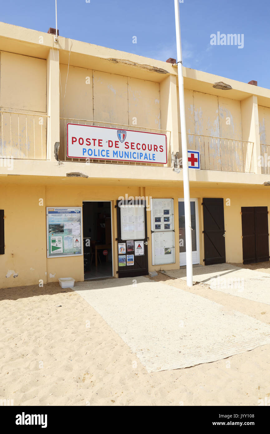 poste de secours, south of france Stock Photo - Alamy