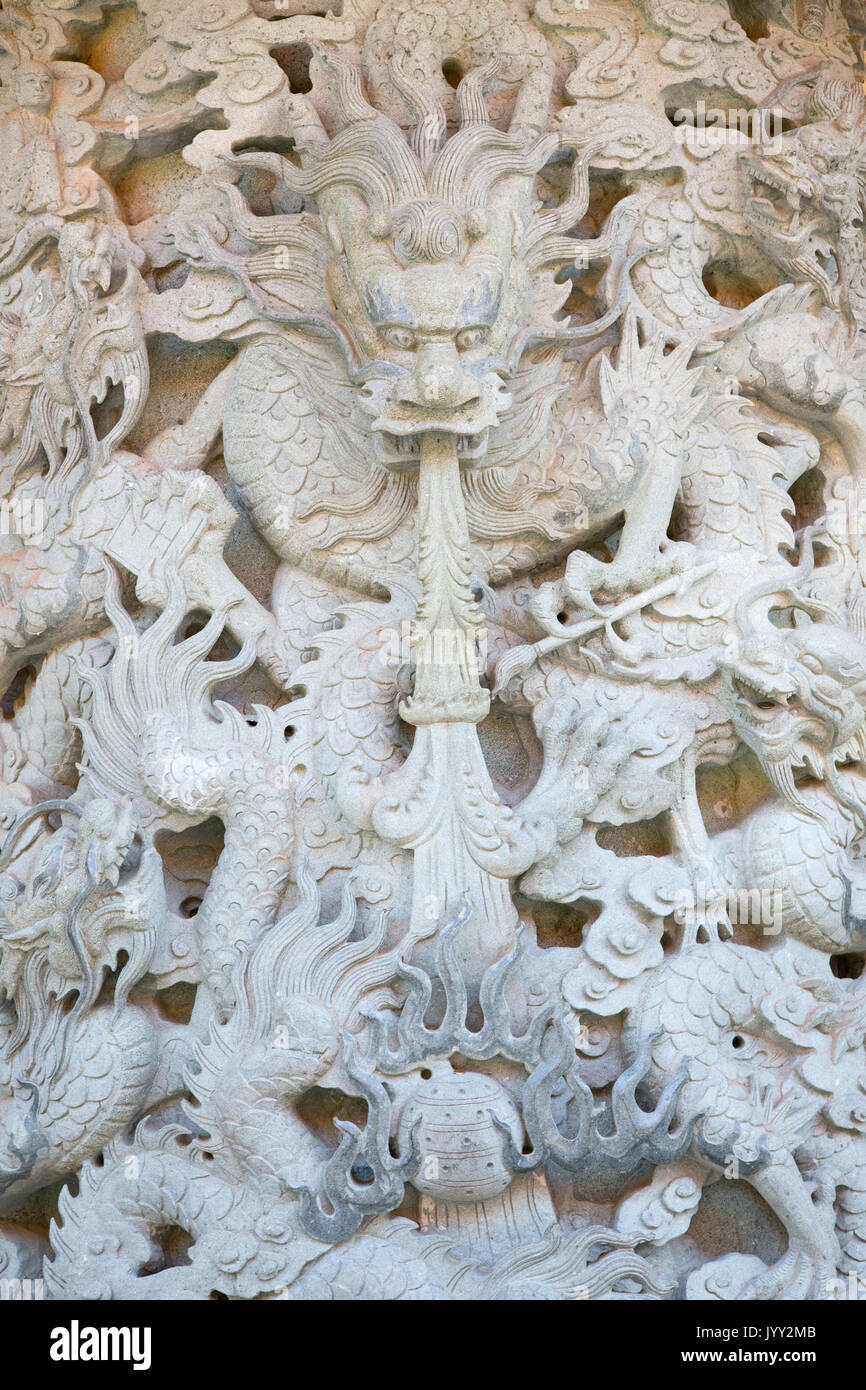Interior of the Po Lin monastery on Lantau Island (Hong Kong Stock ...