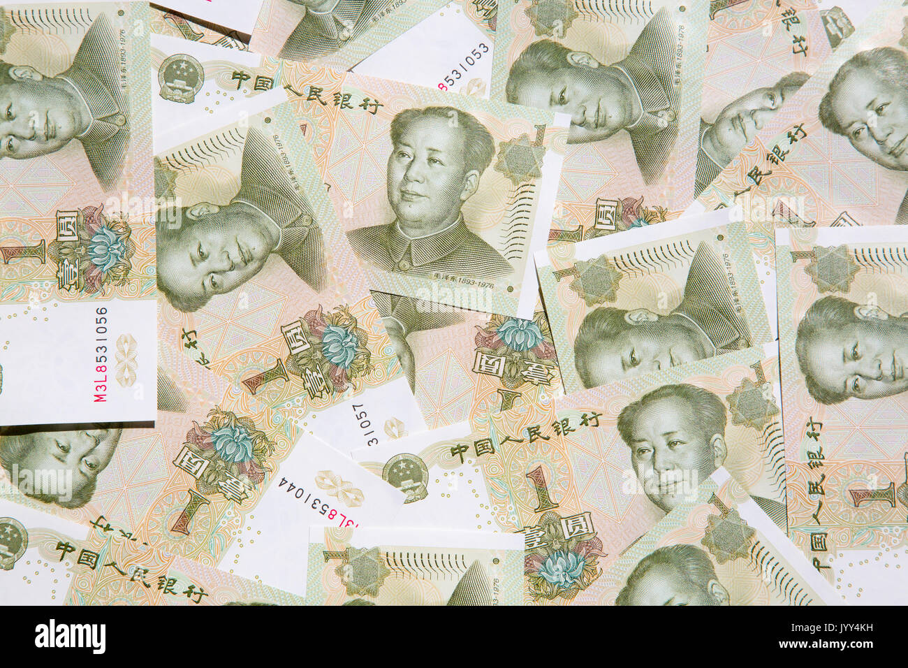 Collection of the chinese banknotes Stock Photo - Alamy