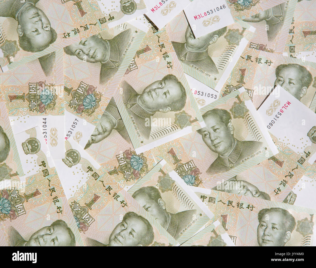 Collection of the chinese banknotes Stock Photo - Alamy