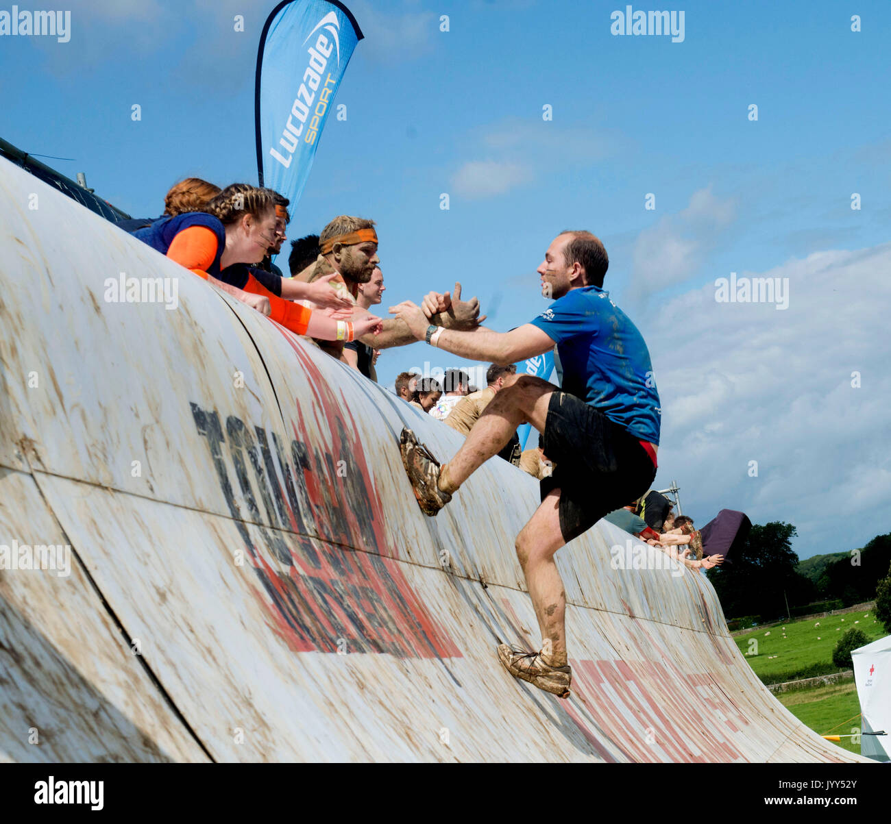 Tough mudder obstacle mud mile hi-res stock photography and images - Alamy