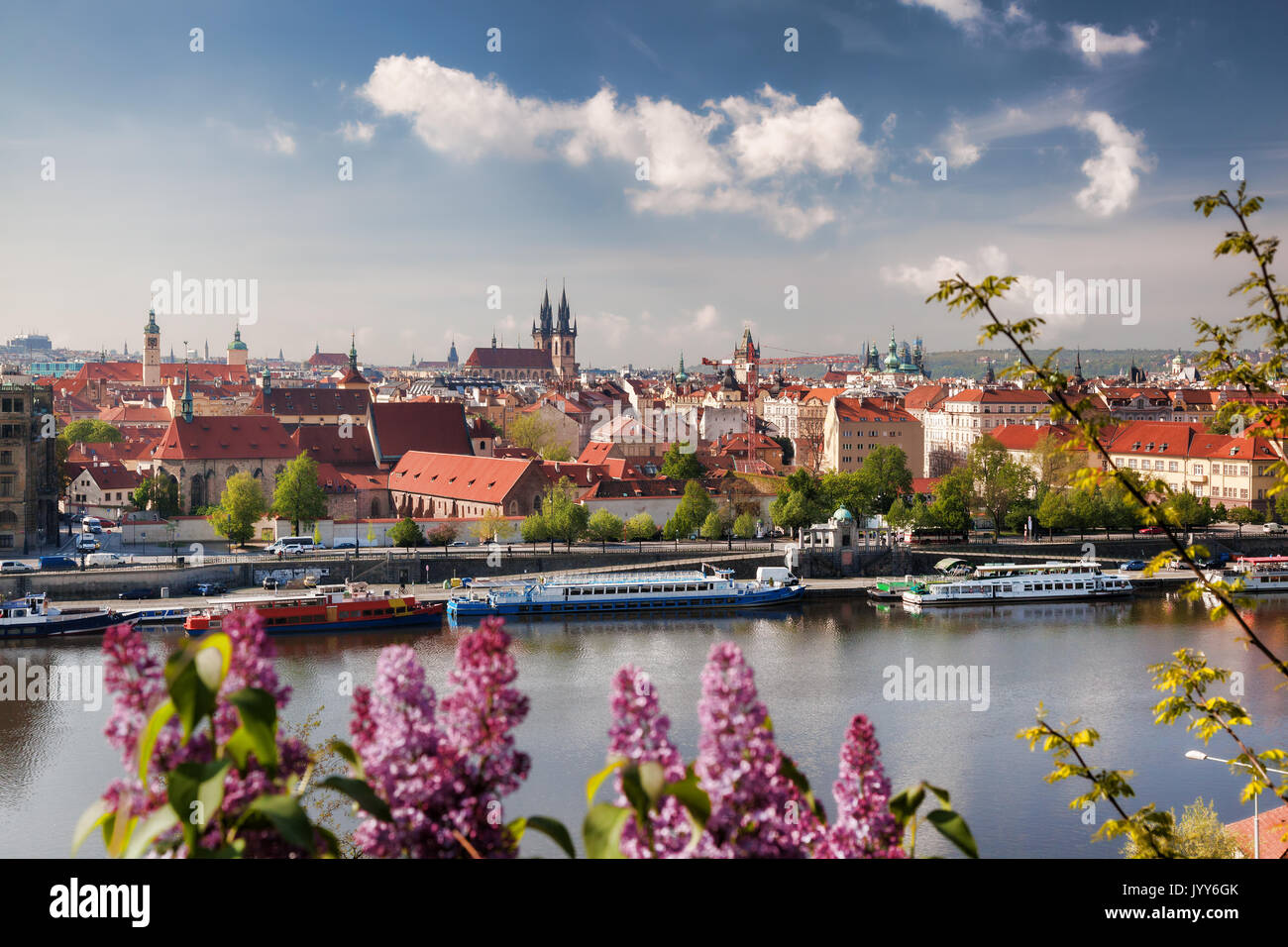 Famous Prague, capital city of Czech Republic Stock Photo - Alamy