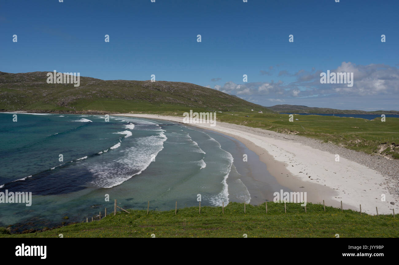 White beach of vatersay hi-res stock photography and images - Alamy