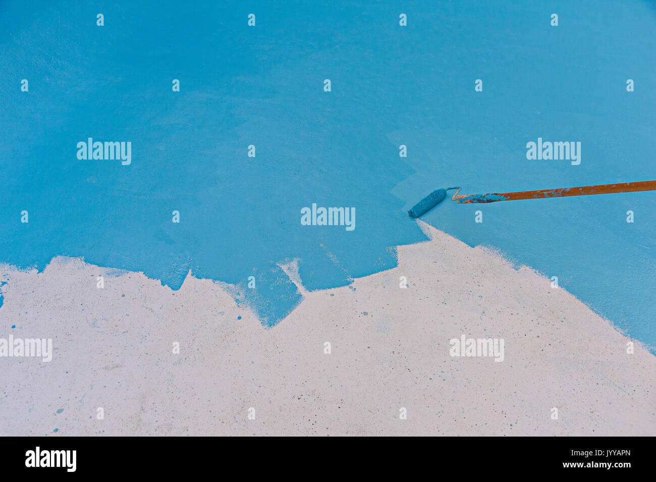 Wet blue paint hi-res stock photography and images - Alamy