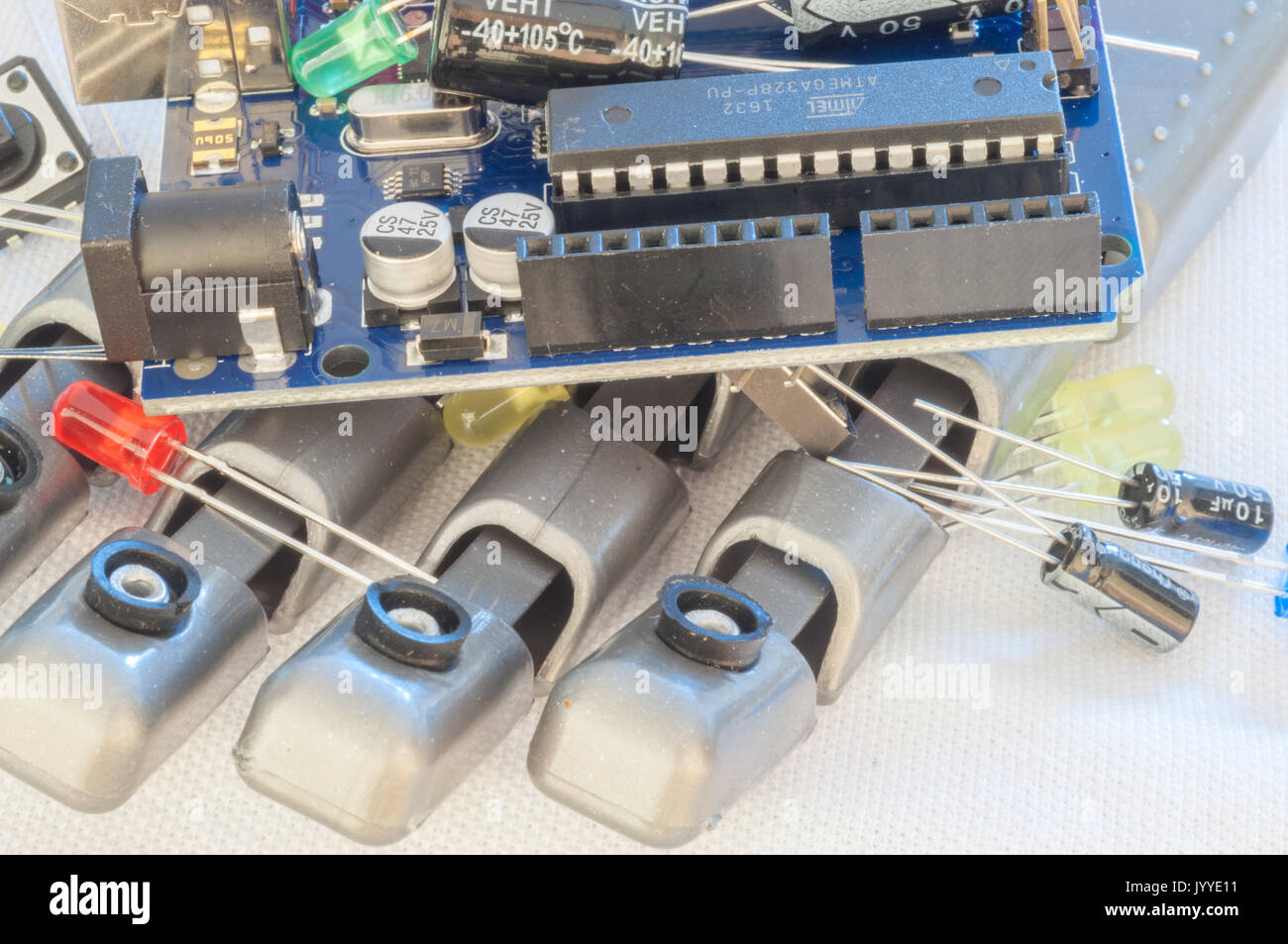 beautiful raw macro robotics background Stock Photo - Alamy