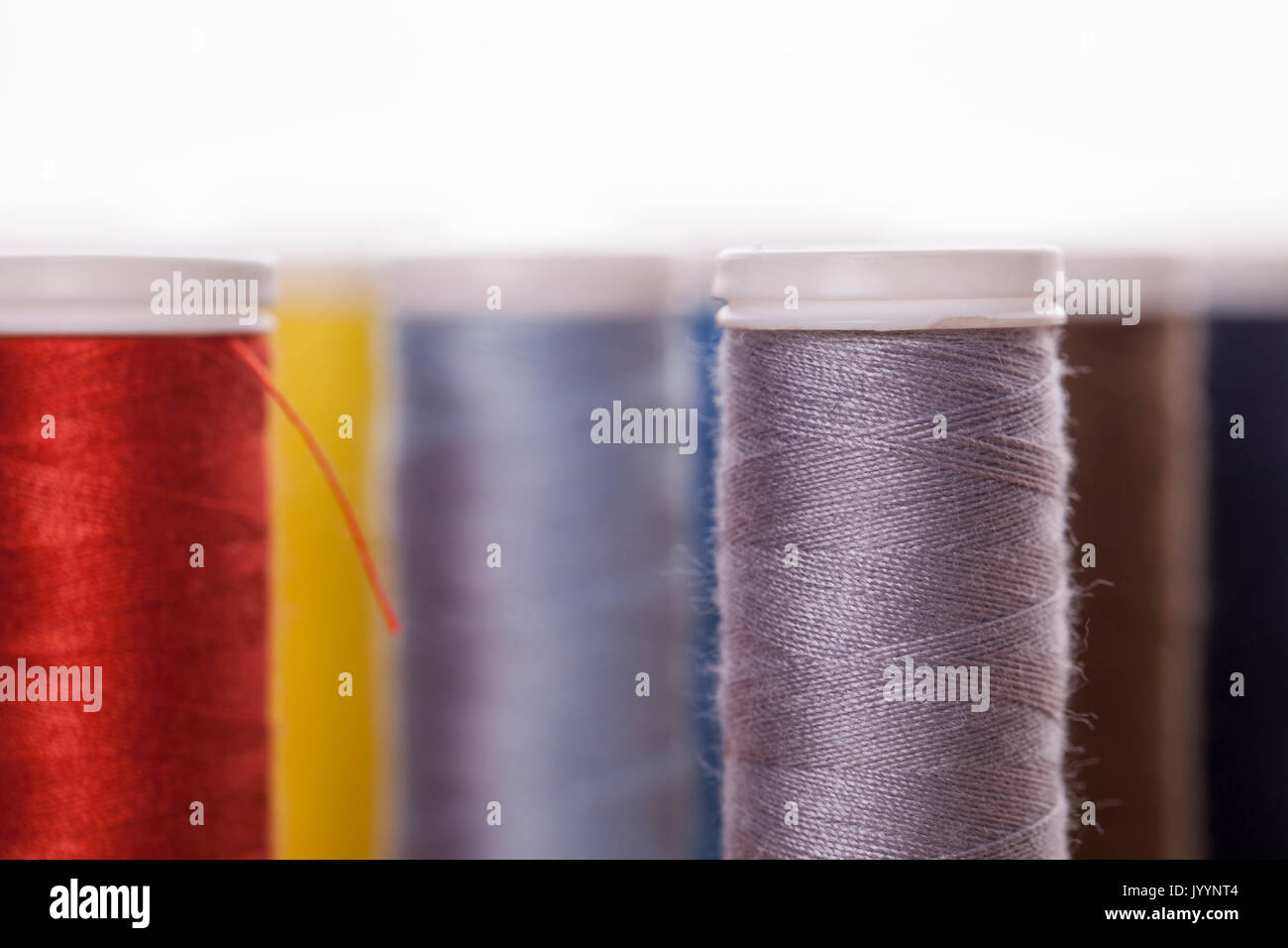 Sewing instruments, threads, needles, bobbins and materials. Studio ...