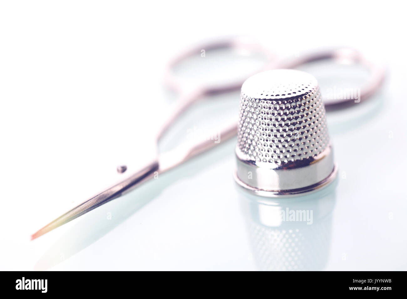 Sewing threads isolated on white background. Studio Shot Stock Photo ...