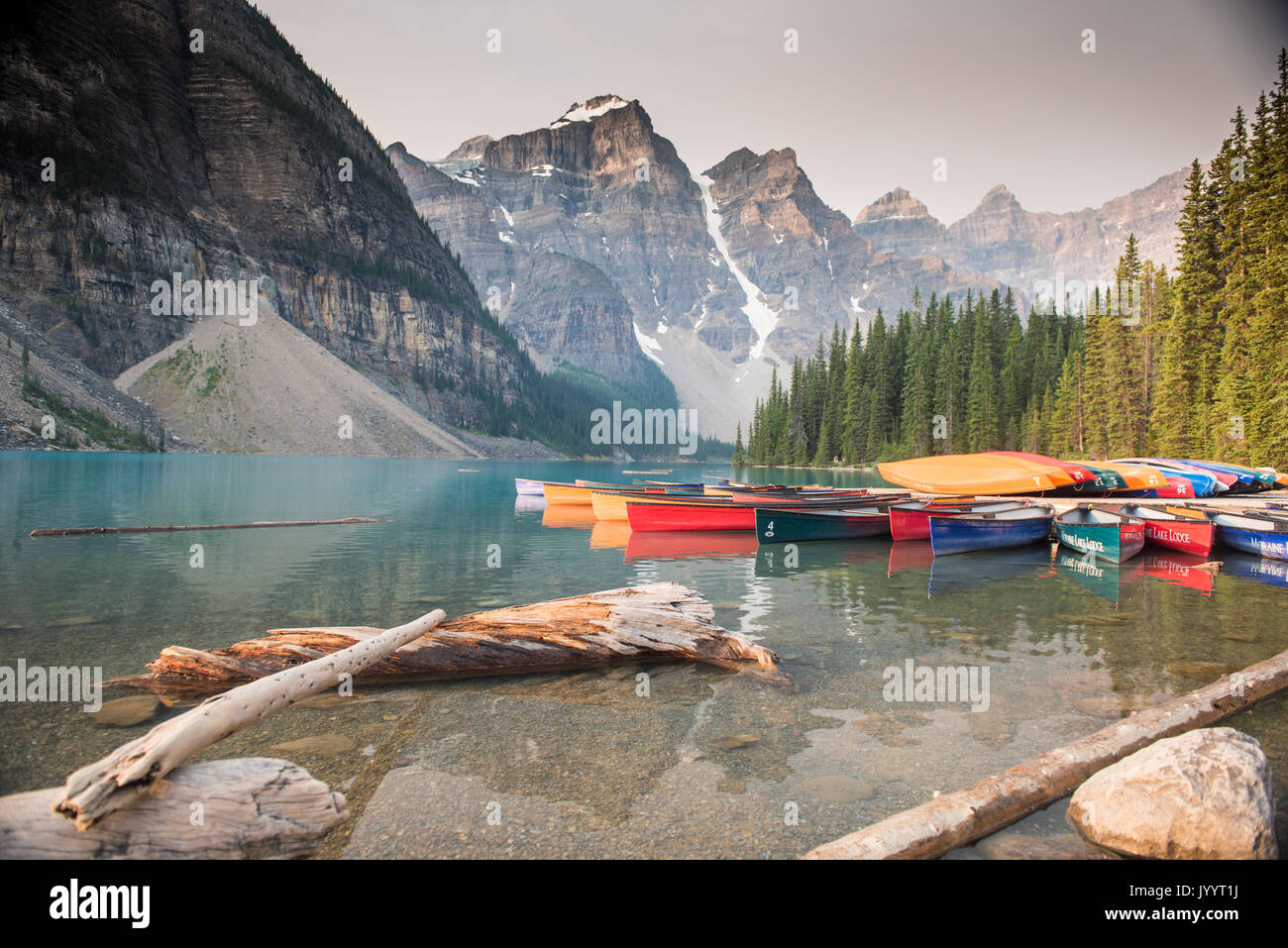 Moraine Lake Banff Canada Stock Photo - Alamy