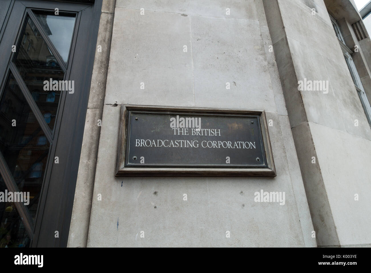 BBC Broadcasting House The British Broadcasting Corporation name plate ...