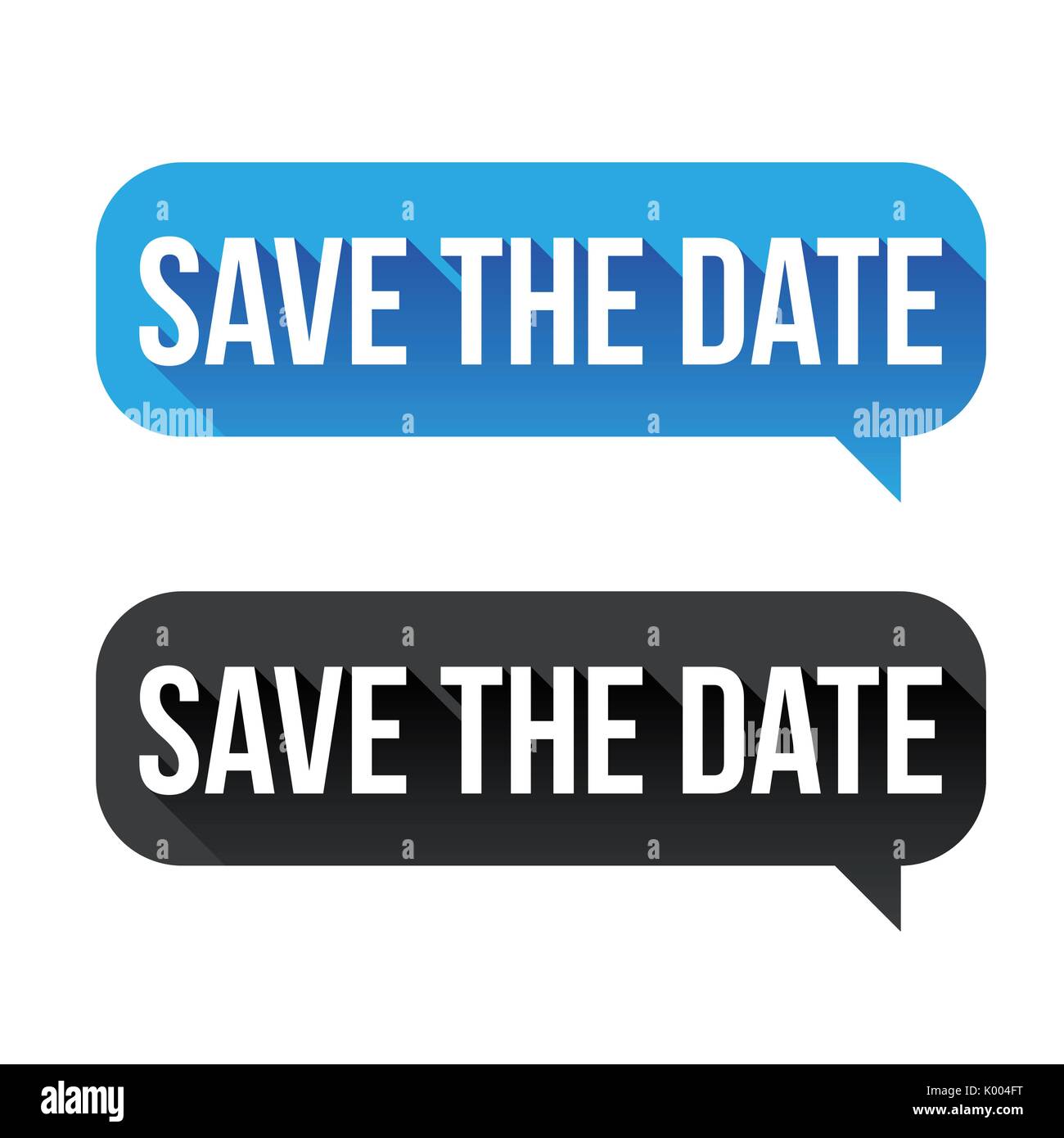 Save the Date speech bubble vector Stock Vector Image & Art - Alamy