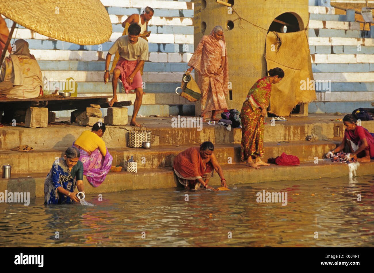 River Bathing Women Without Dress