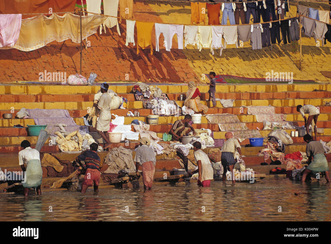Washing in ganges river hi-res stock photography and images - Alamy