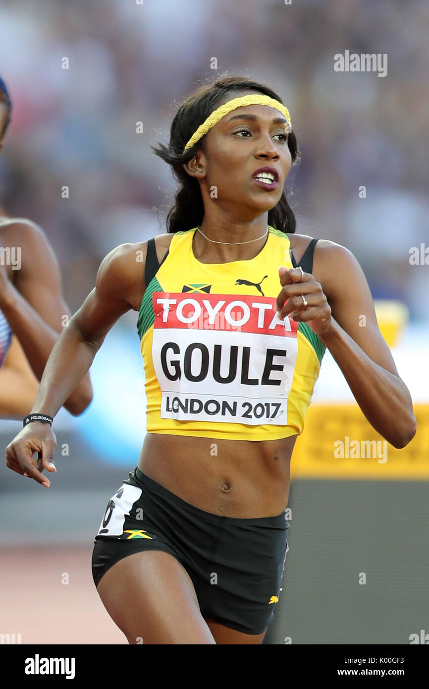 Natoya GOULE (Jamaica), competing in the 800m Women Heat 3 at the 2017 ...