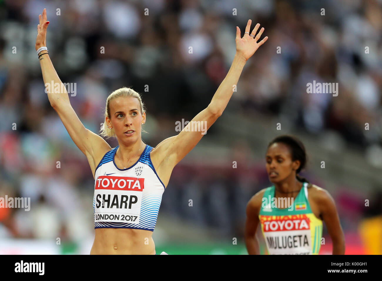 Lynsey SHARP (Great Britain), competing in the 800m Women Heat 4 at the ...