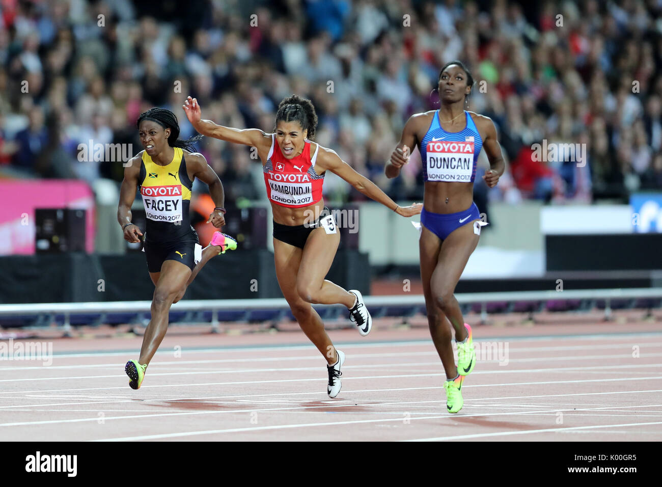 Jamaican female athletes hi-res stock photography and images - Alamy