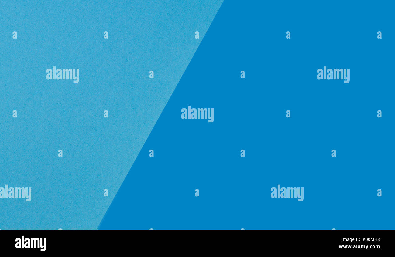 Two tone of blue tones paper background Stock Photo - Alamy