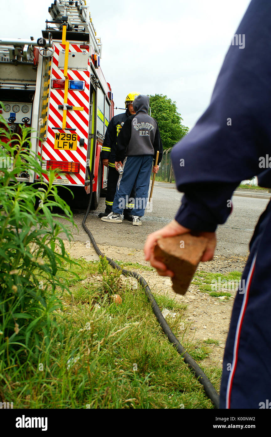 Fire brigade attack hi-res stock photography and images - Alamy