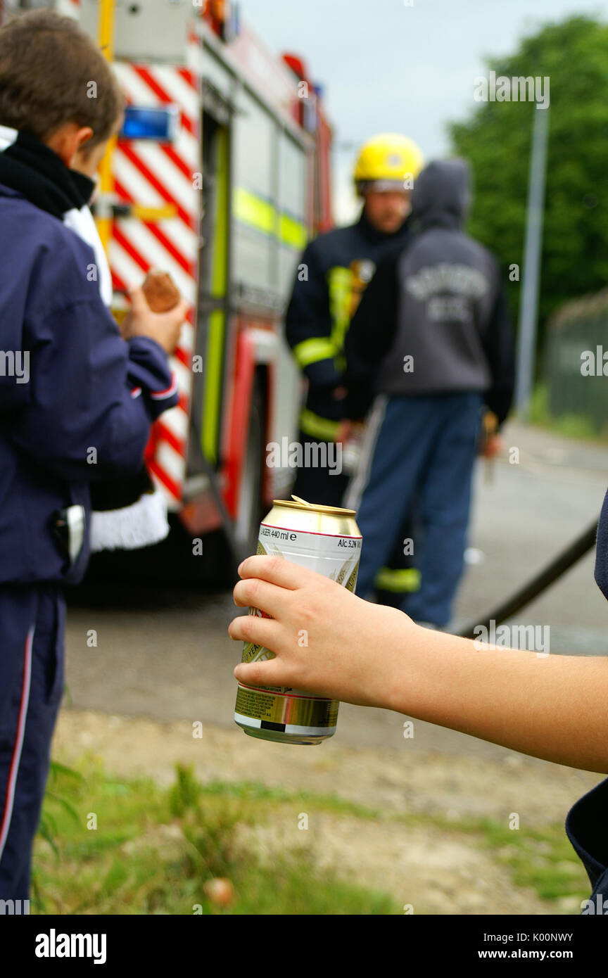 Fire brigade attack hi-res stock photography and images - Alamy