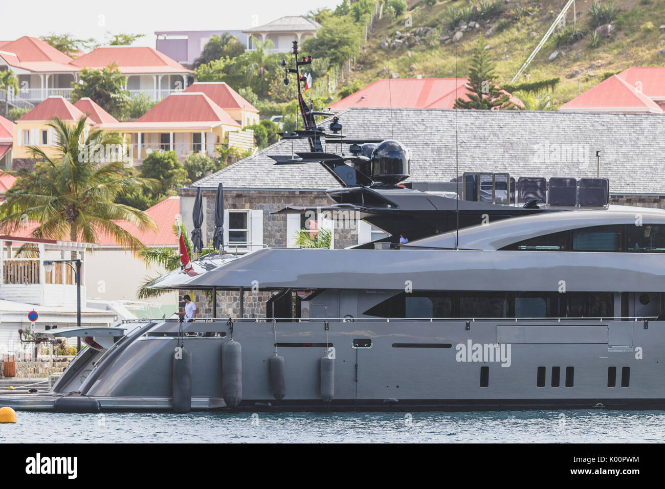 Mega yacht beach hi-res stock photography and images - Alamy