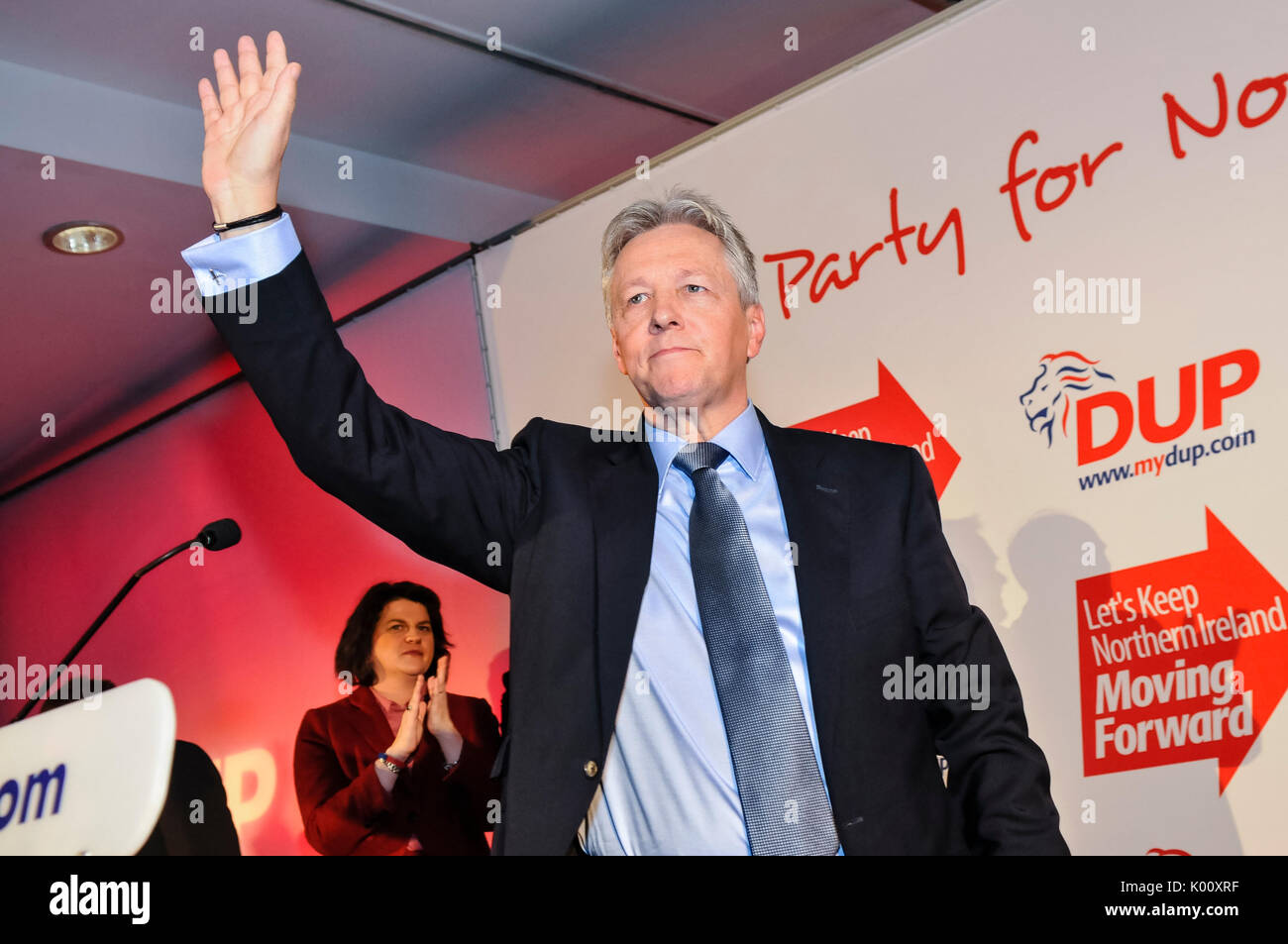 Leader of the democratic unionist party hi-res stock photography and ...