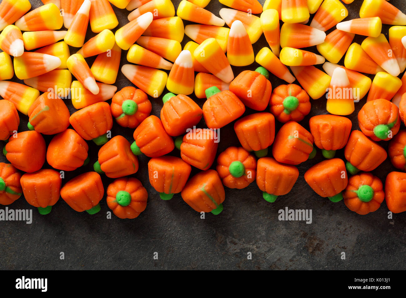 Halloween pumpkin candy corn hi-res stock photography and images - Alamy