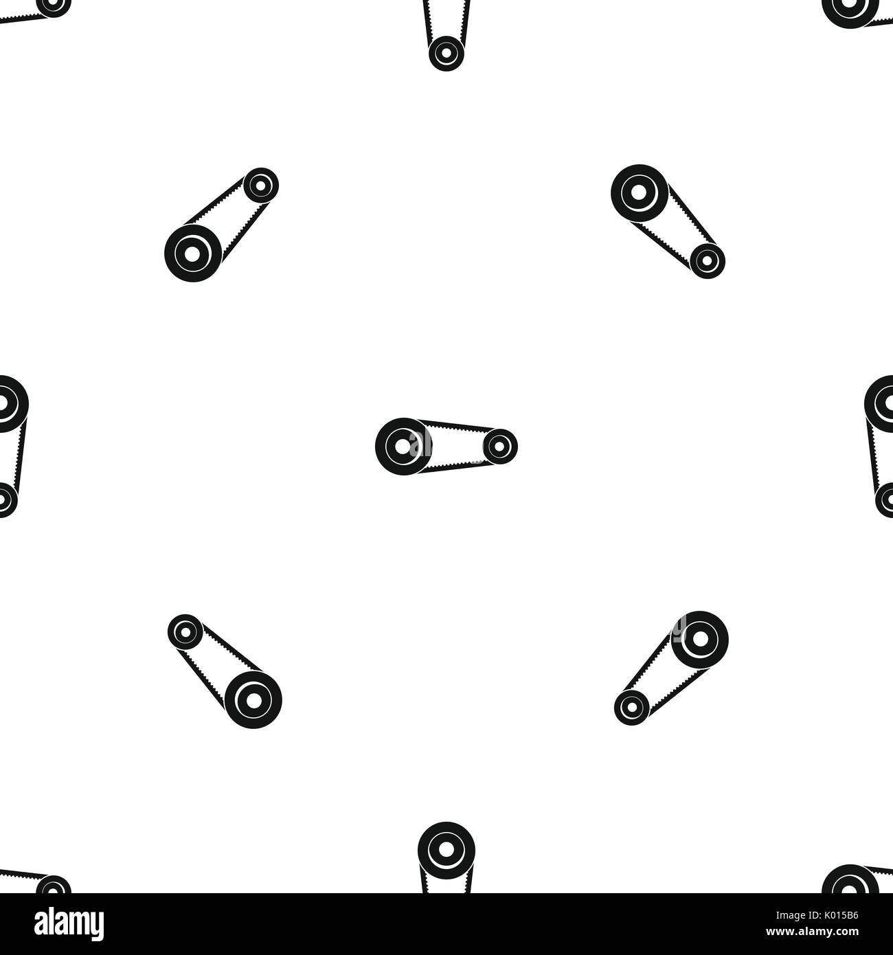 Mechanic belt pattern seamless black Stock Vector Image & Art - Alamy