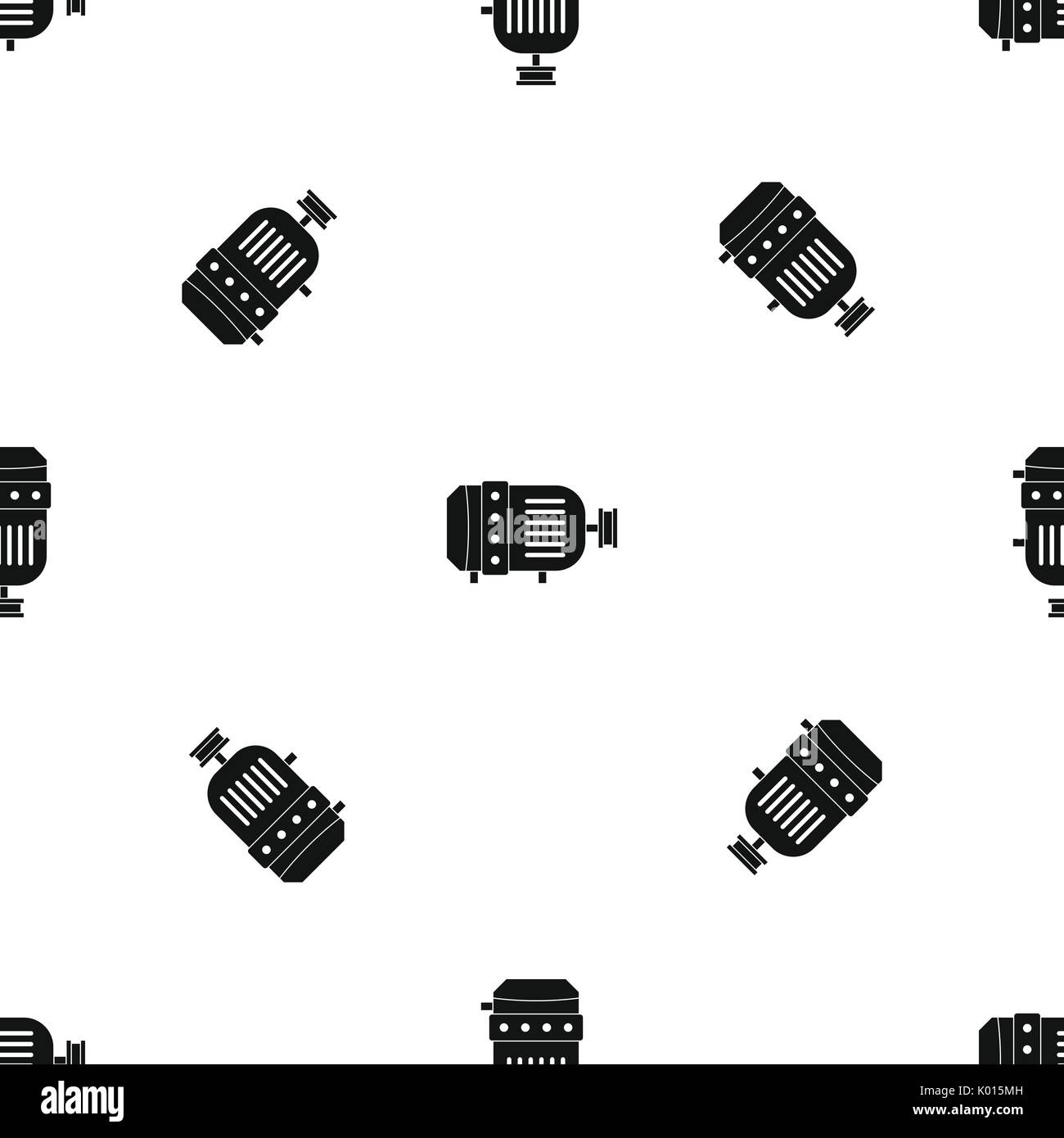 Electric motor pattern seamless black Stock Vector Image & Art - Alamy