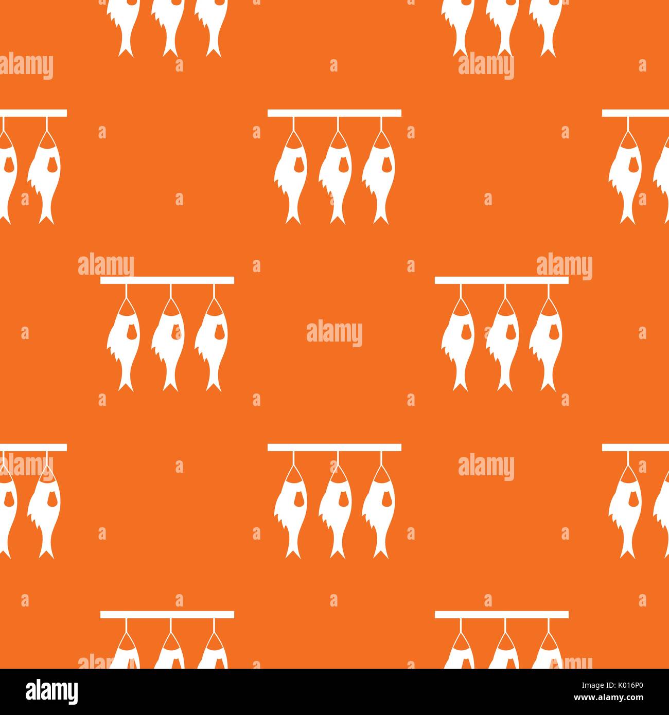 Dried fish hanging on a rope pattern hi-res stock photography and ...