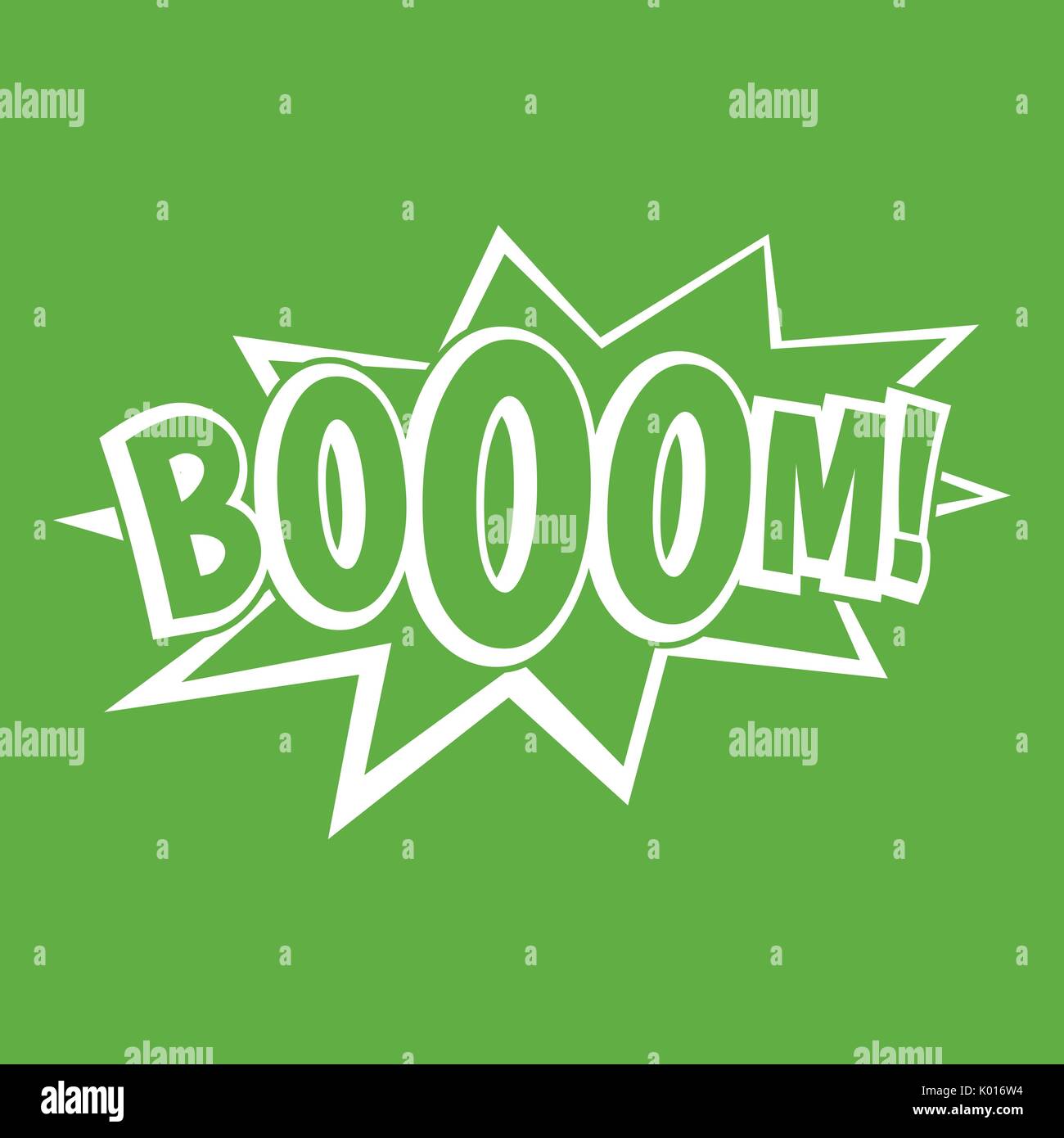 Boom, explosion bubble icon green Stock Vector Image & Art - Alamy