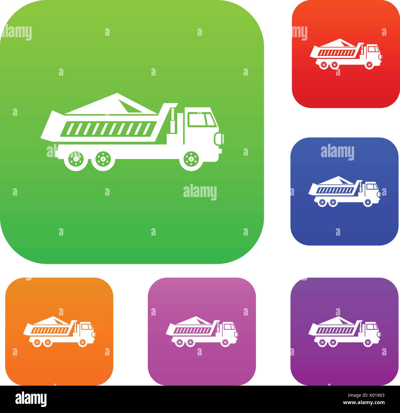 Dumper track Stock Vector Images - Alamy