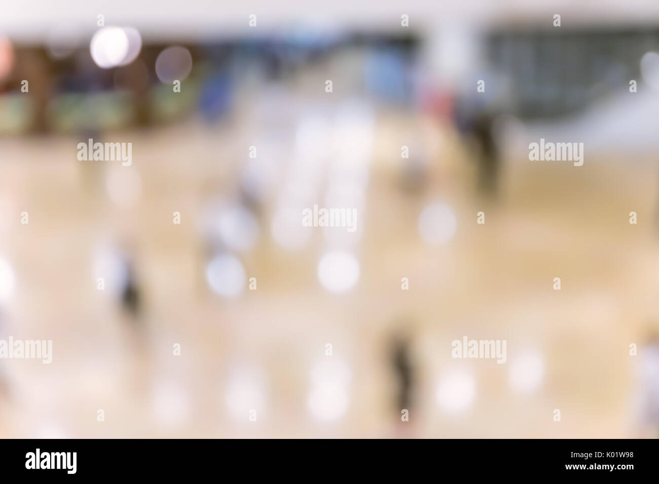 Abstract blur shopping mall interior and retail store for background ...