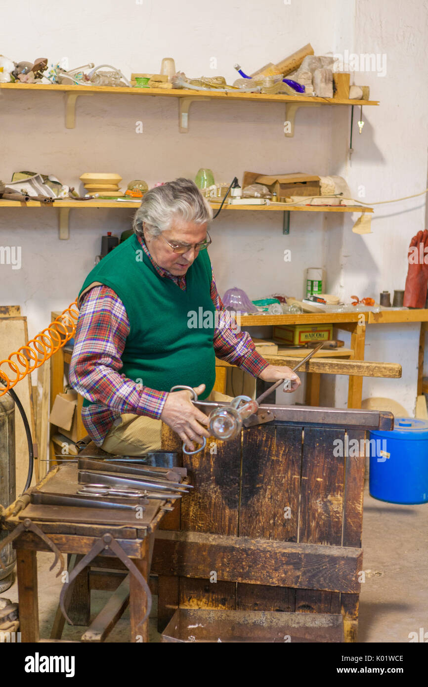 The ancient art of glass making in the workshops of the island of ...