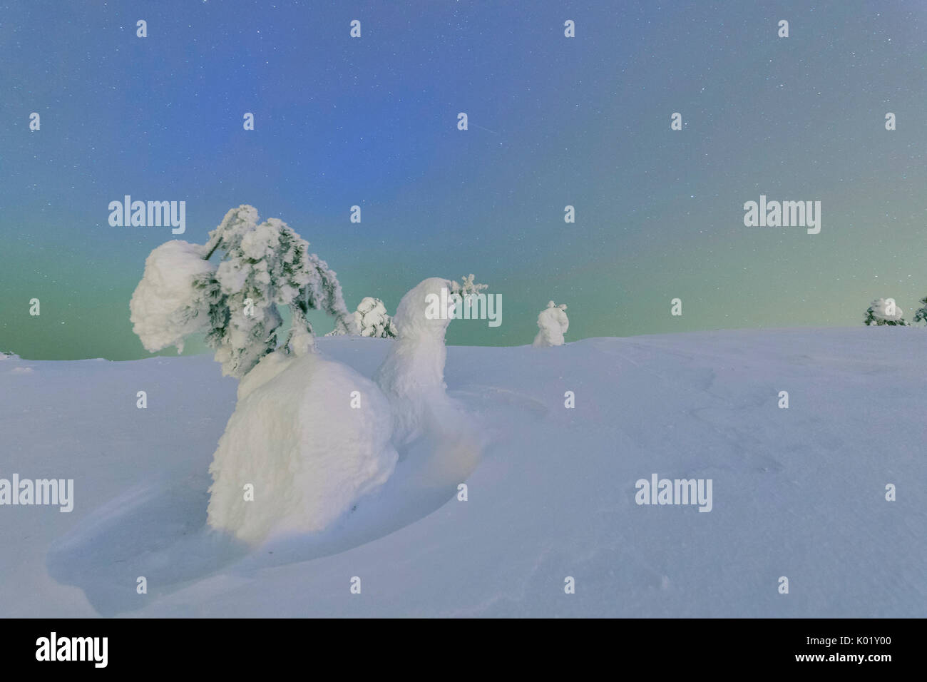 Polar light finland lapland hi-res stock photography and images - Alamy