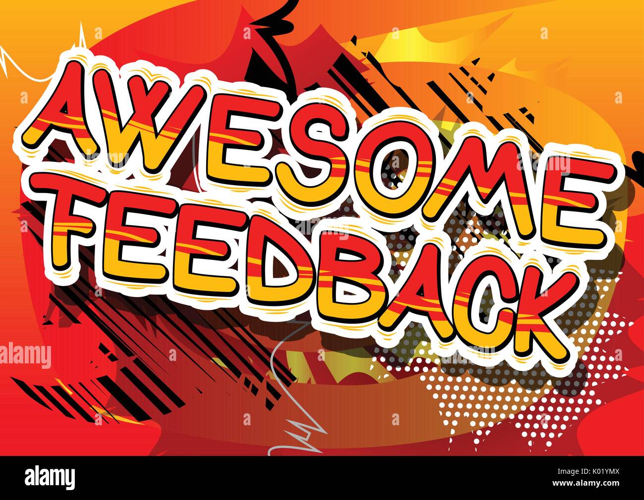 Comic pop art feedback hi-res stock photography and images - Alamy