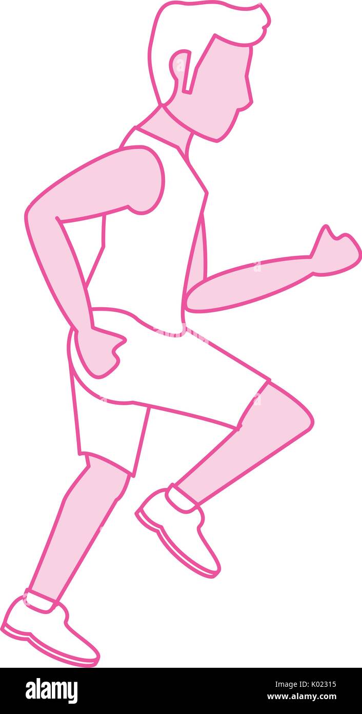 running vector illustration Stock Vector Image & Art - Alamy