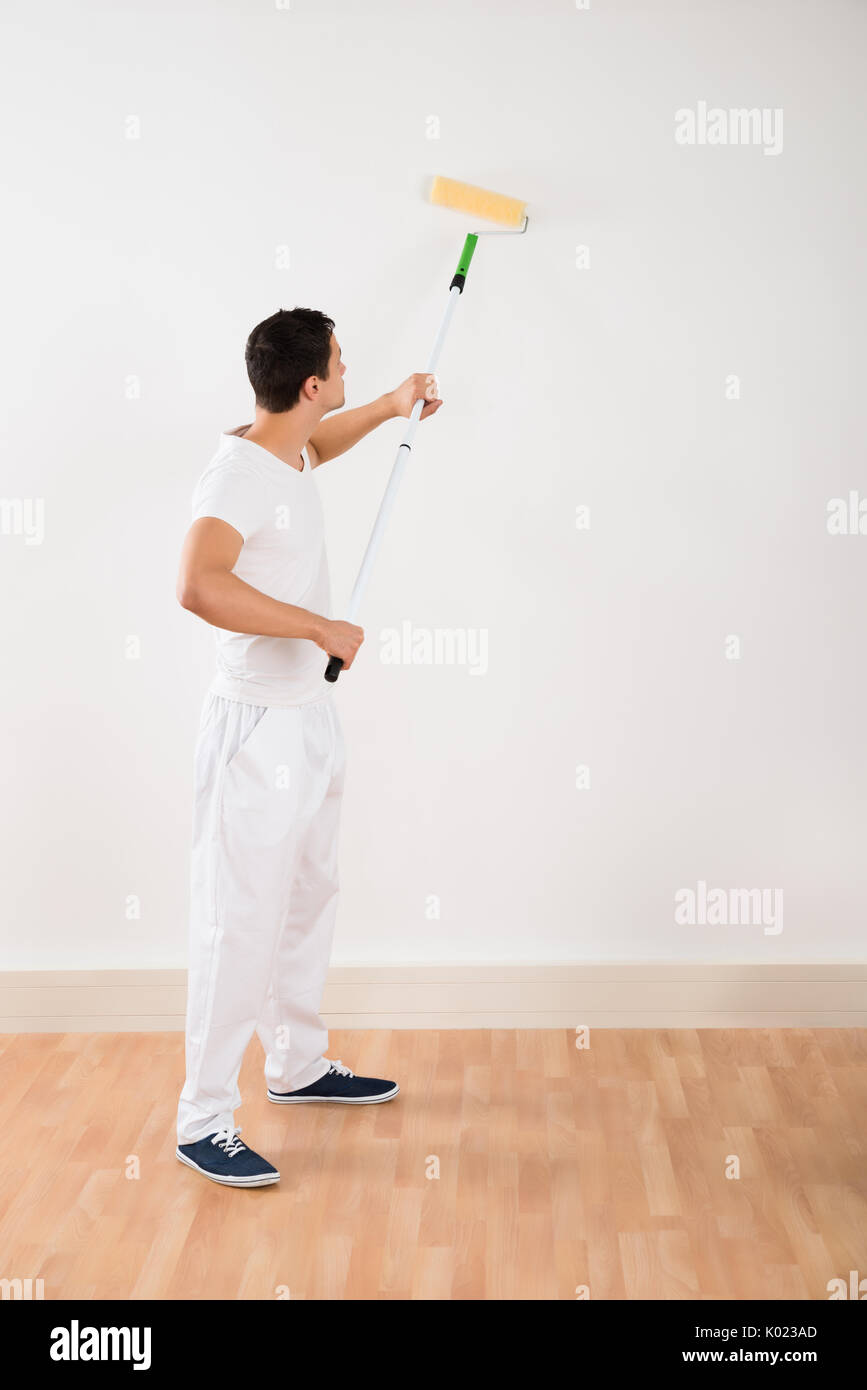 Side view man roller hi-res stock photography and images - Alamy