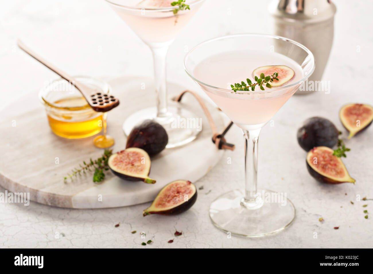 Glass pink martini cocktail hi-res stock photography and images - Alamy